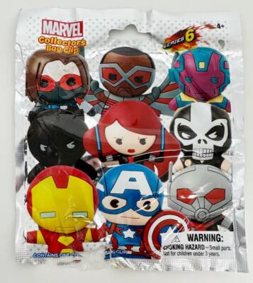 Marvel Series 6 Collectors Figural 3D Bag Clip - YOU CHOOSE! NEW! (Bin3 ...