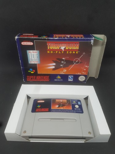 SNES Sans Notice Turn And Burn | eBay