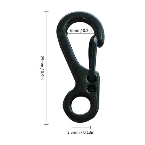 Heavy Duty Carabiner Hook Spring Clip Camping Aluminum Alloy Hiking ...