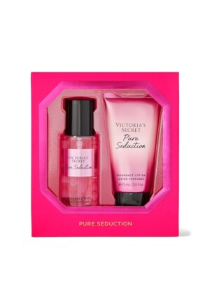 VICTORIAS SECRET 2 PIECE GIFT SET FRAGRANCE MIST AND LOTION- PURE ...