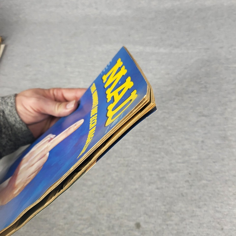 MAD Number One Ecch Magazine No. 166 April 1974 Banned Cover Middle ...