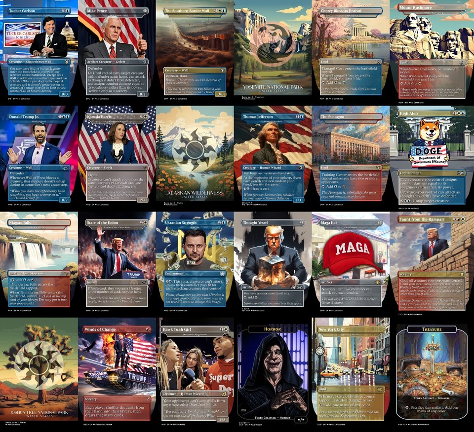 Donald Trump - Digital Altered 130+ Card Commander Deck Magic The ...