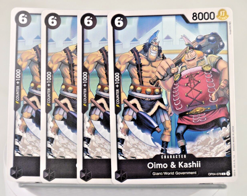 OP04-078 Oimo & Kashii (C) Kingdoms of Intrigue One Piece CCG x4 ...