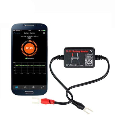 BM2 12V wireless CAR BATTERY MONITOR TESTER BLUETOOTH 4.0 iOS Android ...