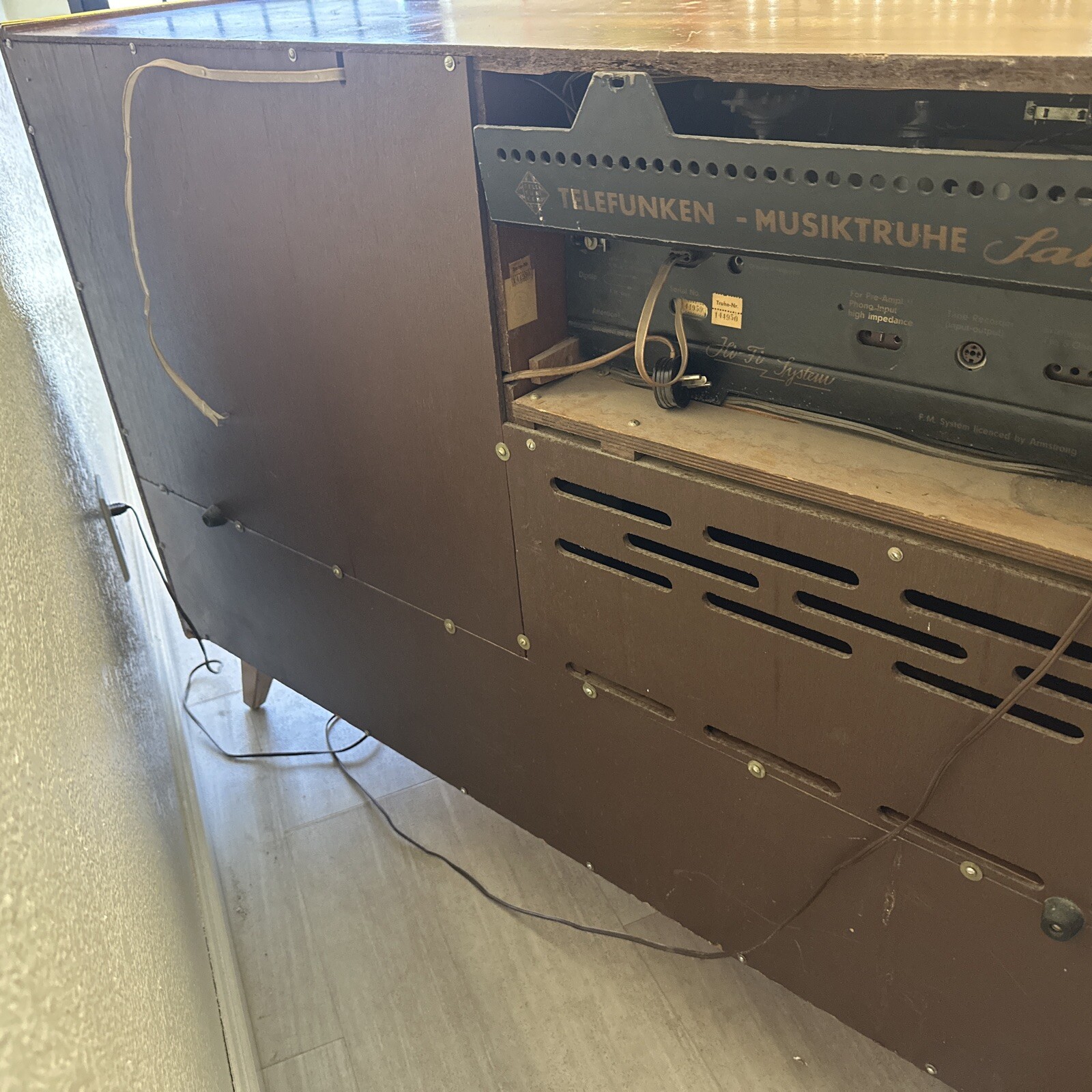 Telefunken Stereo Console 1950-60s | eBay