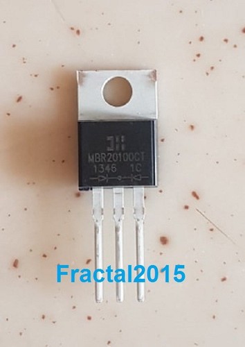 1X MBR20100CT MBR20100 MBR20100C Schottky Diodes et redresseurs 20A 100 ...