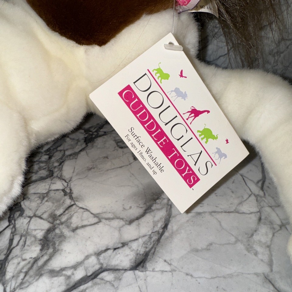Douglas Cuddle Toy Pony Horse Plush Brown White 16” Stuffed Animal ...