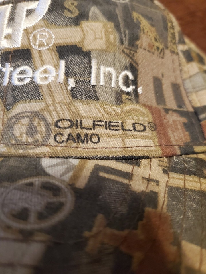 Tubular Steel Inc Oilfield Camo New Trucker Adjustable Hat Cap | eBay