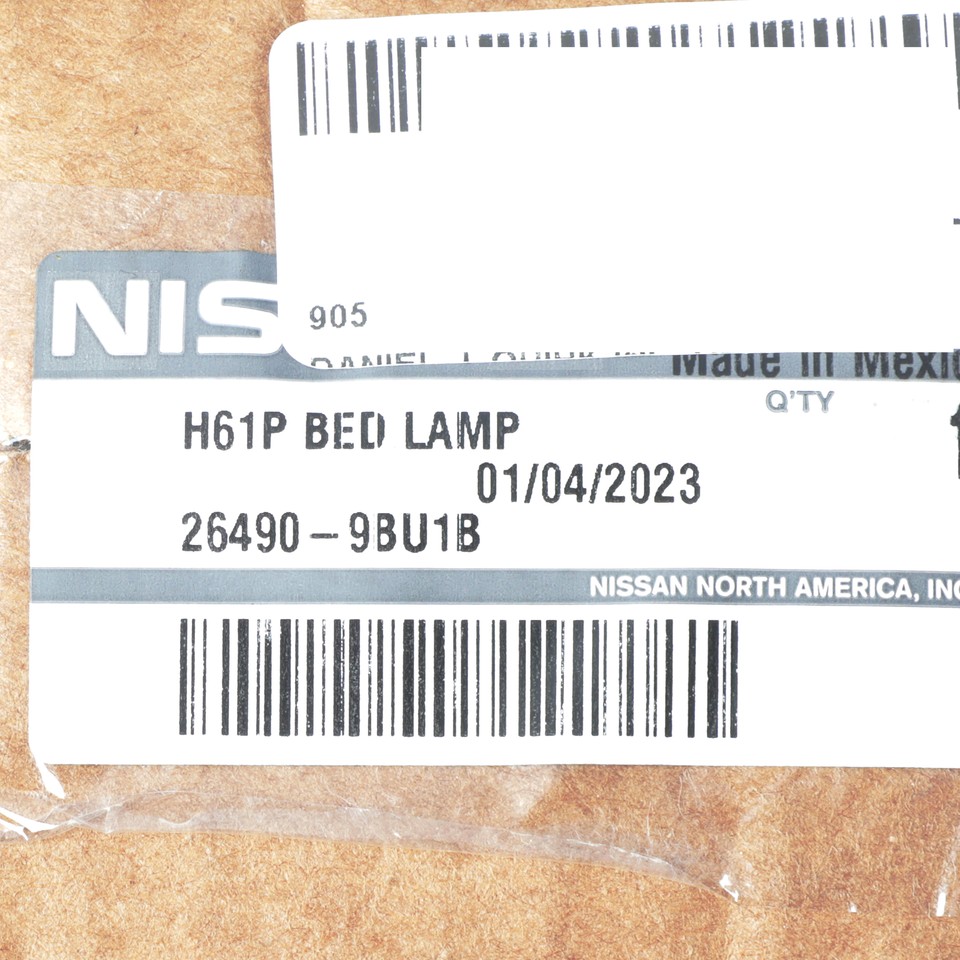 NEW OEM Nissan 2022-2023 Frontier Cargo Lamp Bed Light Assembly 26490 ...
