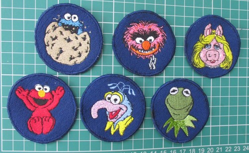 SESAME STREET/MUPPET EMBROIDERED PATCHES/BADGES | eBay