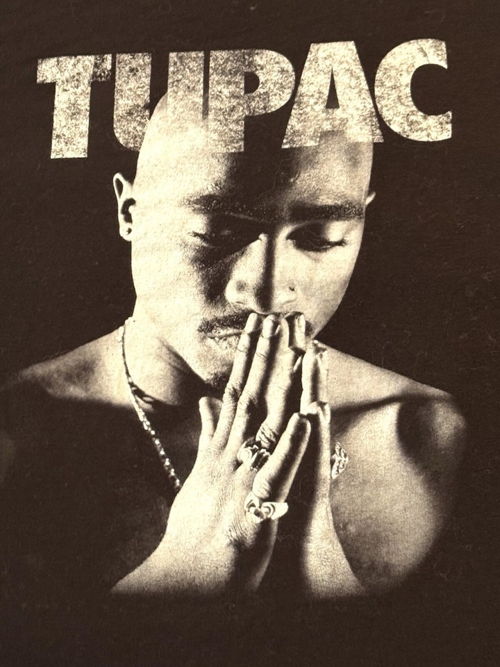Tupac Shakur Praying T-Shirt 2Pac XXL 100% Cotton Rap Hip Hop | eBay
