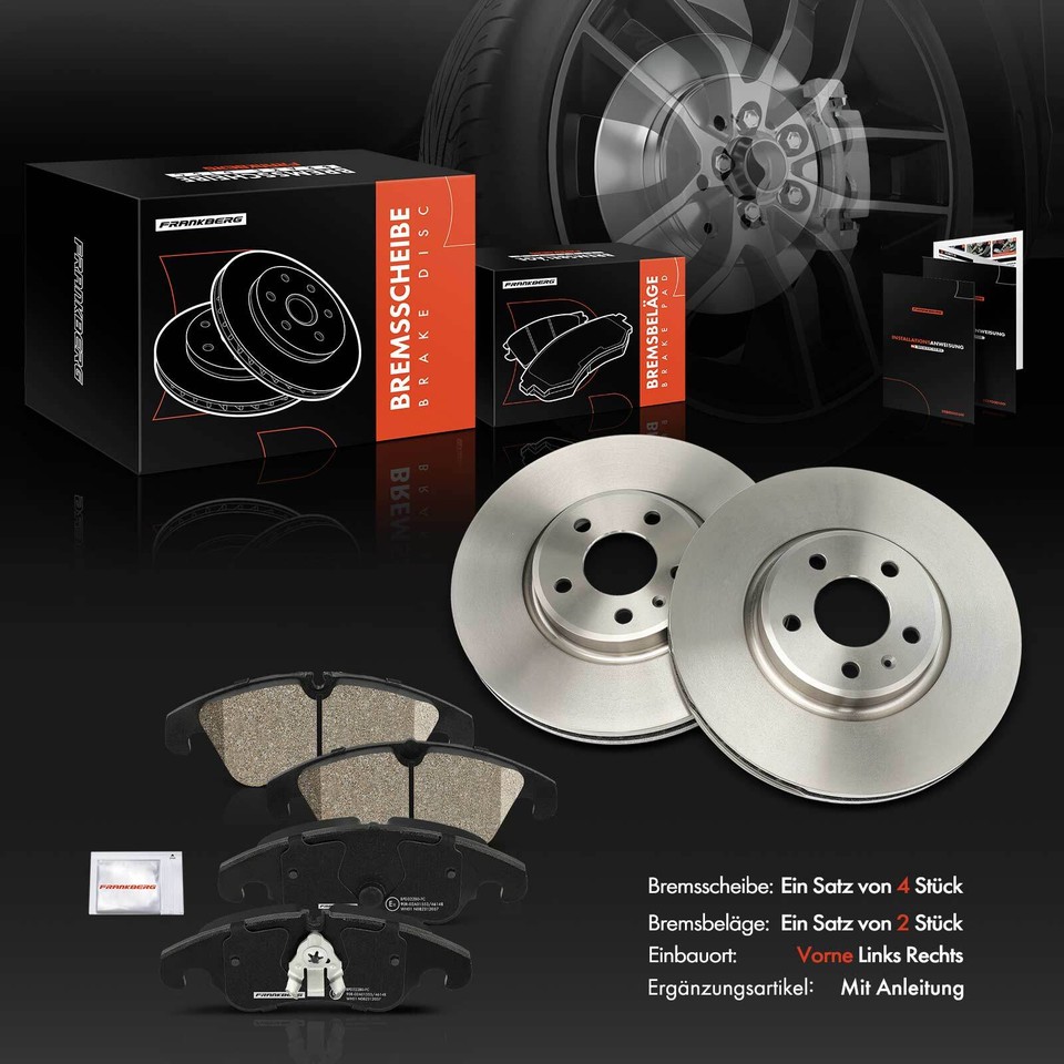Bremsscheiben Bremsbeläge Vorne 320mm für Audi A6 C7 A7 Q5 PR-Nr: 1LA ...