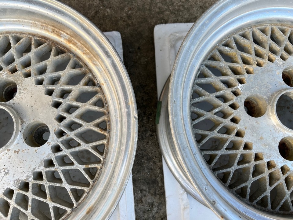 JDM 14" Enkei MESH Rims Wheels for AE86 TA22 Datsun KE70 RA28 RA25 TA23 ...