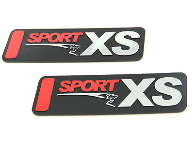 2 x Genuine New PEUGEOT SPORT XS DOOR BADGE Side Emblem 107 207 407 HDi ...