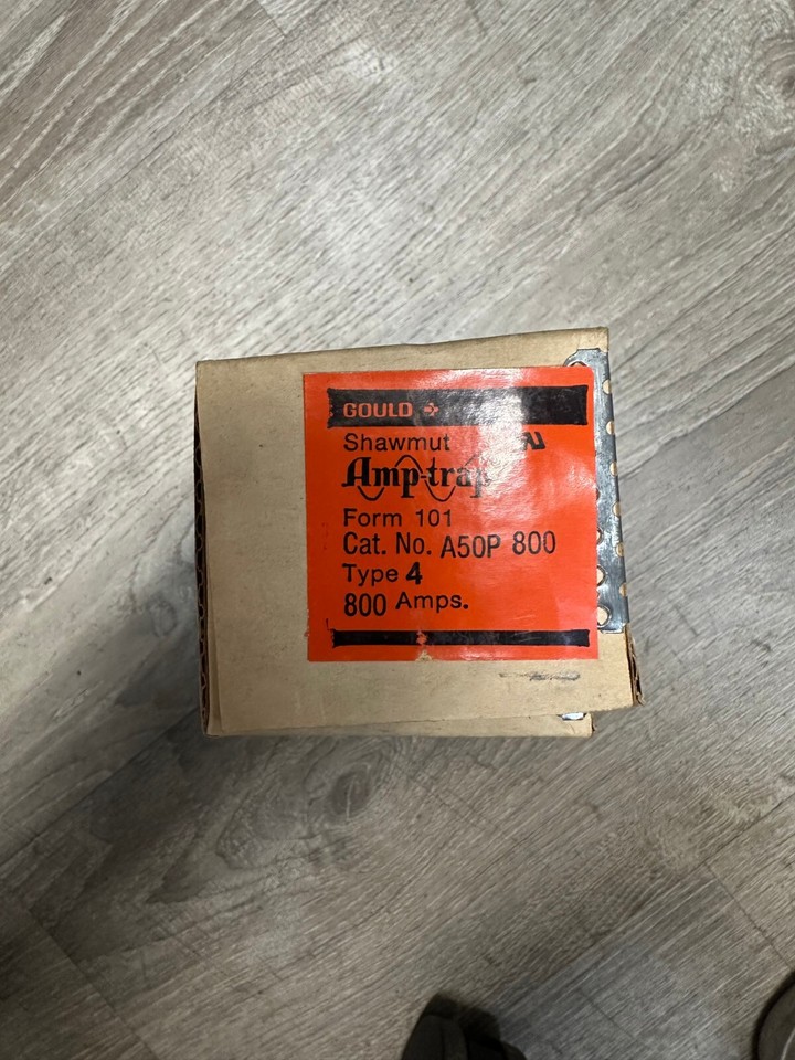 Gould Shawmut A50P800 800 Amp Fuse Type 4 Form 101 FWH-800A (NEW) | eBay