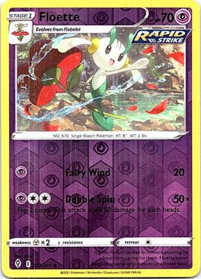 Floette 072/203 Pokemon Evolving Skies Light Play Reverse Holo | eBay