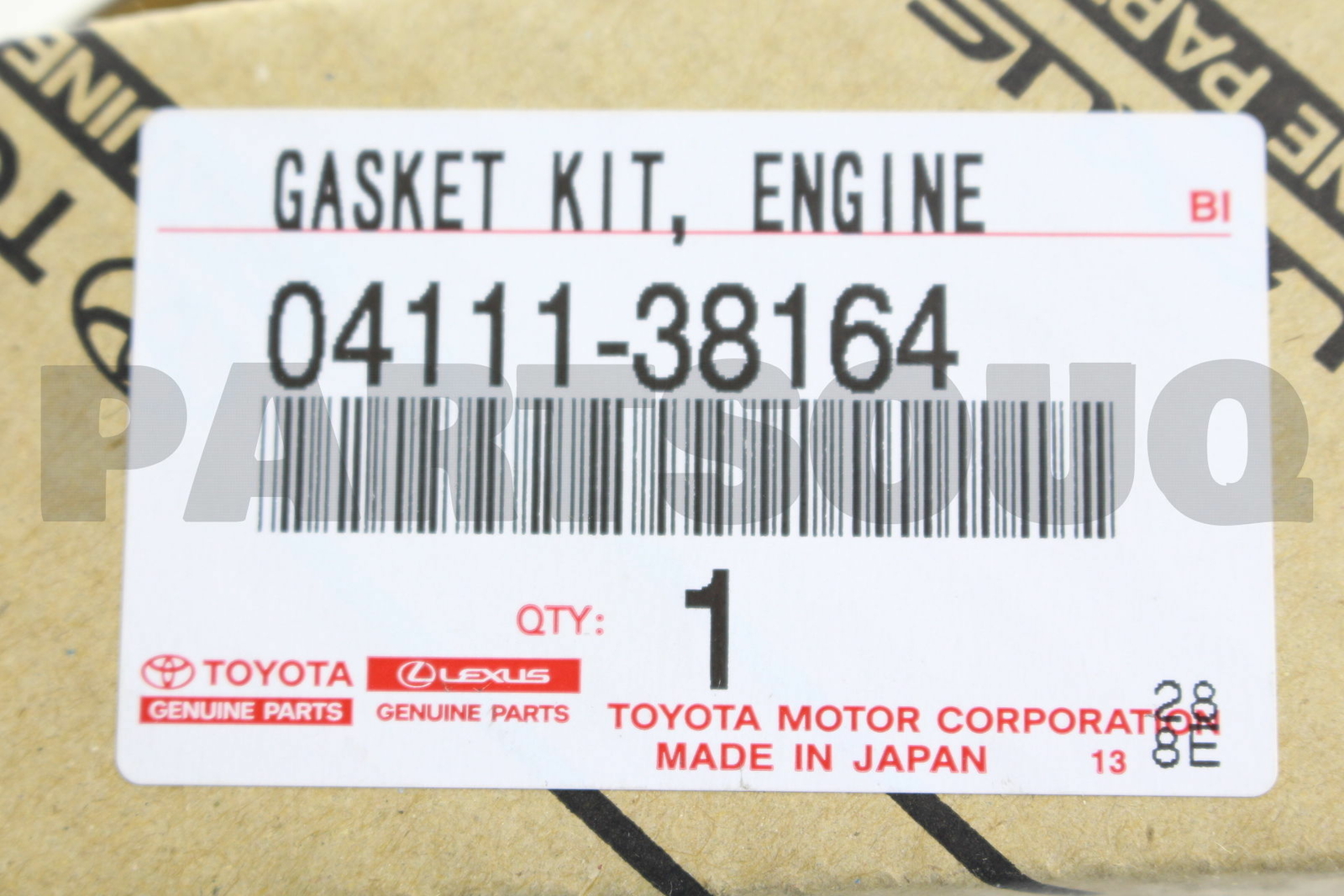0411138164 Genuine Toyota GASKET KIT ENGINE 04111-38164 | eBay