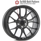 CIRCUIT CSF2 18x8.5 5x100 +35 MATTE GUNMETAL WHEELS FITS SUBARU WRX ...