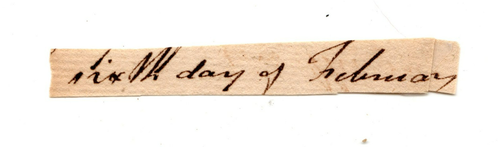 JAMES WILSON -- Original Autograph Clip -- Declaration of Independence ...