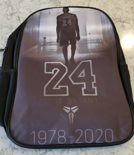 New Kobe Bryant Backpack Mamba Logo LA Lakers 1978 - 2020 Bookbag Book ...