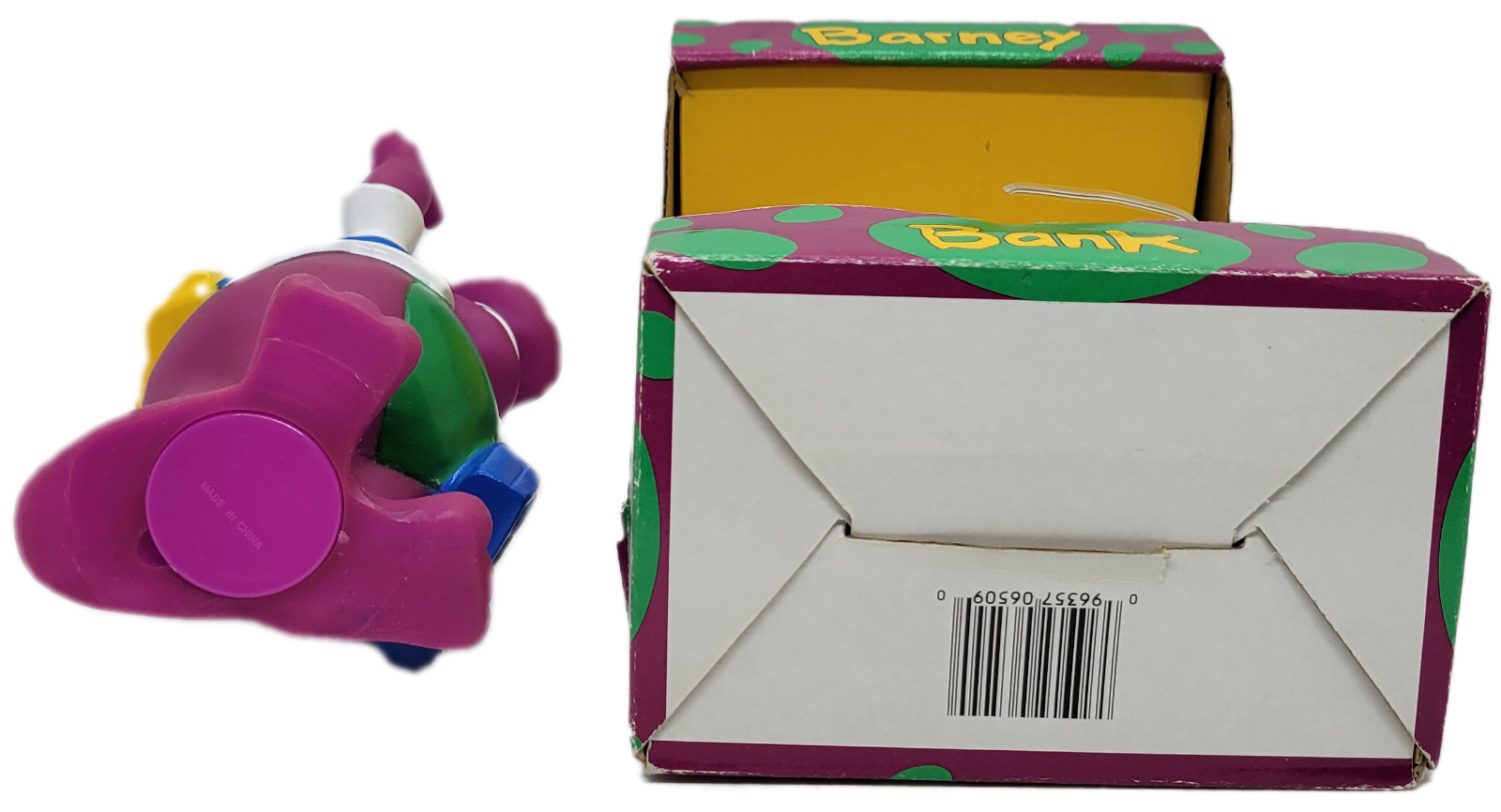 Barney and Friends 1992 Barney PVC Bank With Box | eBay