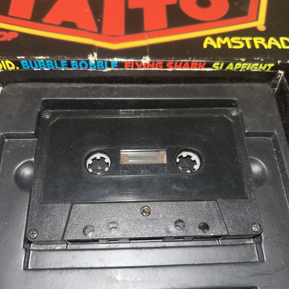 JEU RÉTRO VINTAGE AMSTRAD BIGBOX CASSETTE LES DÉFIS DE TAITO EN BOÎTE ...