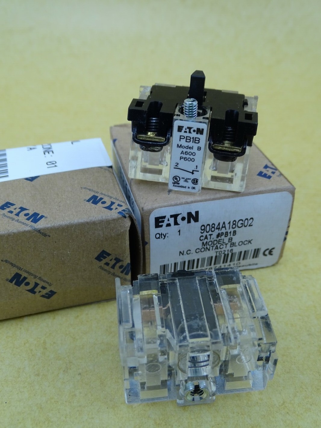 (2) Eaton N.C. Contact Block A600 P600 , PB1B | eBay