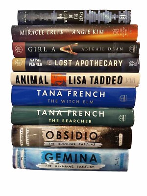 LOT OF 9-Random Genre Hardcover Fiction Books | eBay