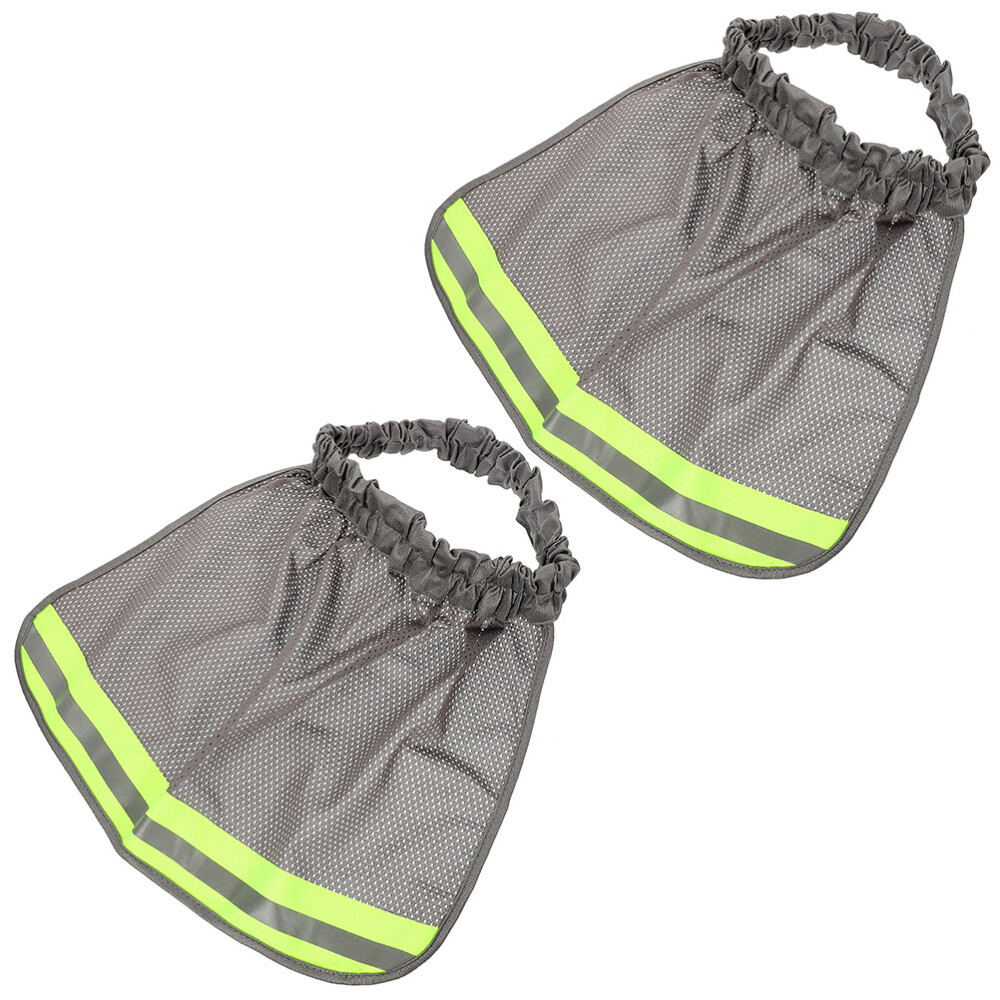 2 Pcs Worker's Hat Brim Polyester Man Hard Neck Protector from Sun | eBay