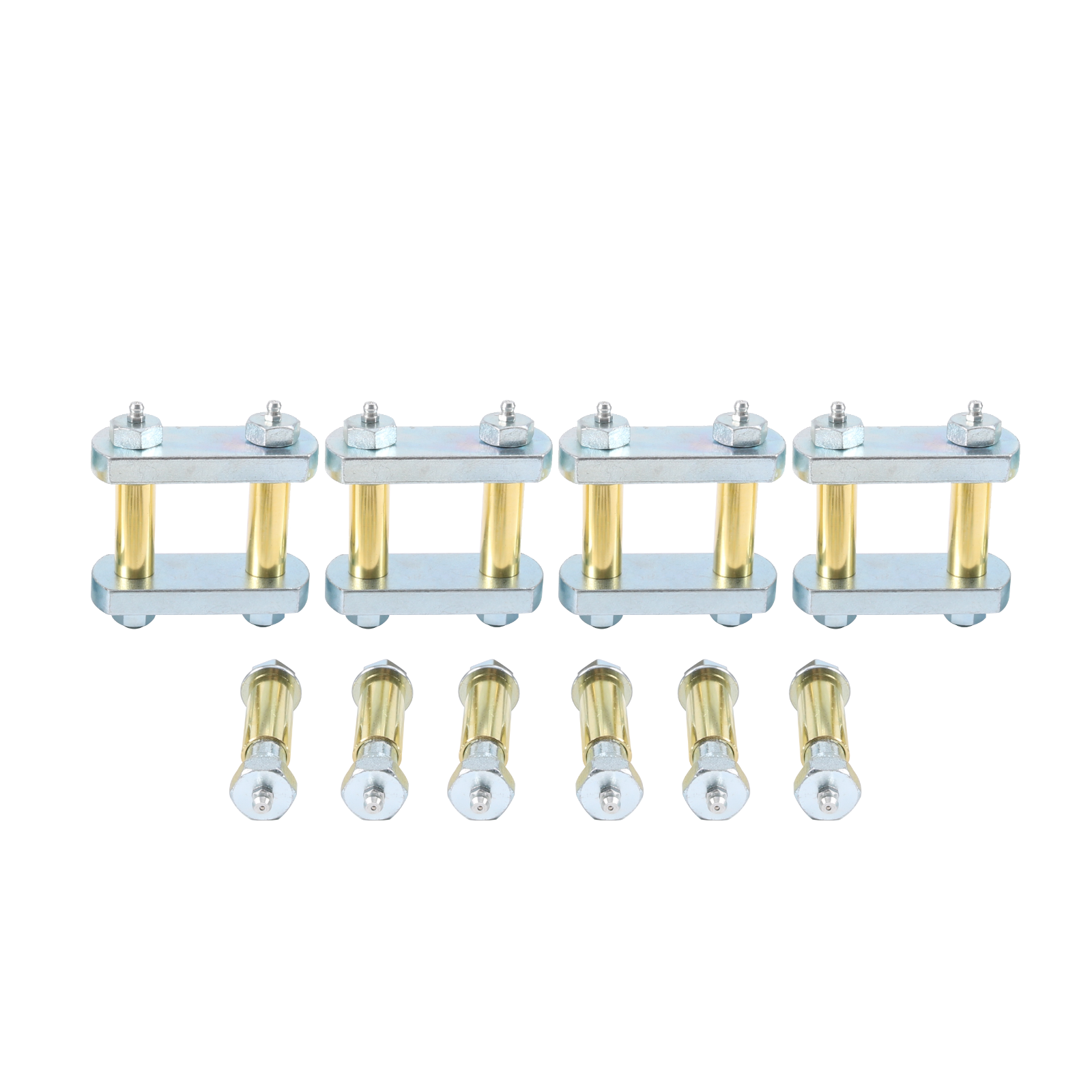 Heavy Duty Greasable Shackle Spring Bolt Link Kit For Tandem Axle ...