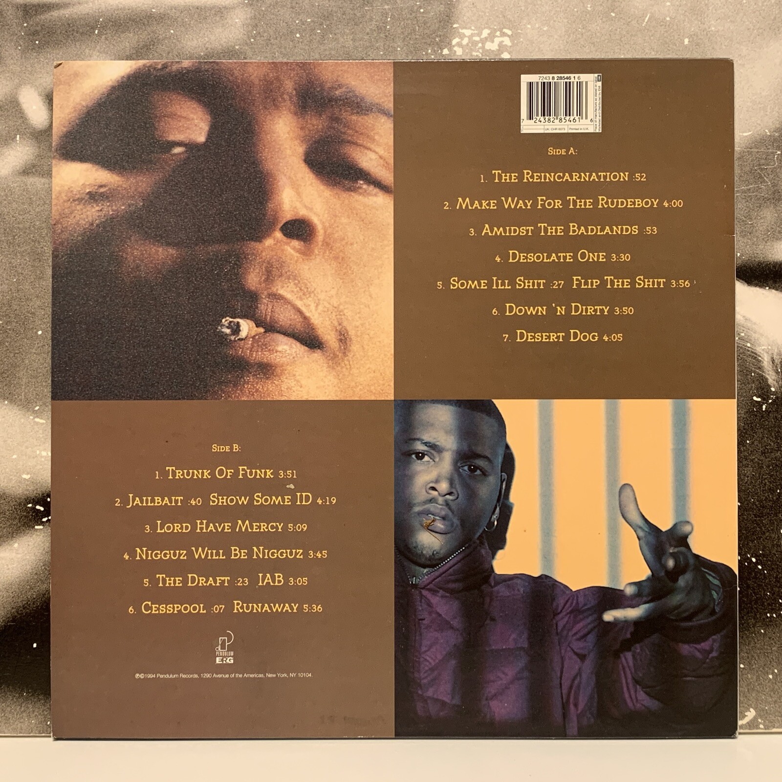 Pape Chuk – The Badlands LP Ex NM 1994 UK Pendulum Chr 6073 | eBay