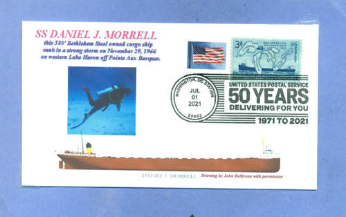 SS DANIEL J. MORRELL Great Lakes cargo ship sunk in 1966 storm Photo, Pictorial | eBay