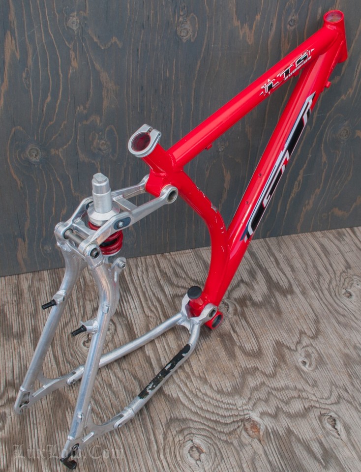Vintage GT LTS 2000 DS MTB Bicycle FRAME 26" Wheel Cruiser Bike Rock ...