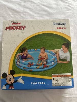 Disney Junior Play Pool Mickey And Friends 48x10 Holds 40 Gallons | eBay