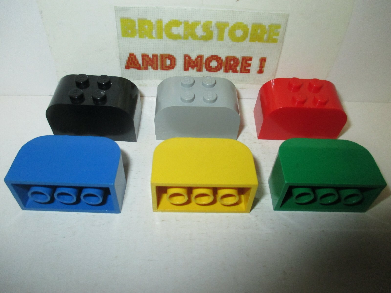 Lego - Brick Brique 2x4x2 Double Curved Top 4744 - Choose Color ...