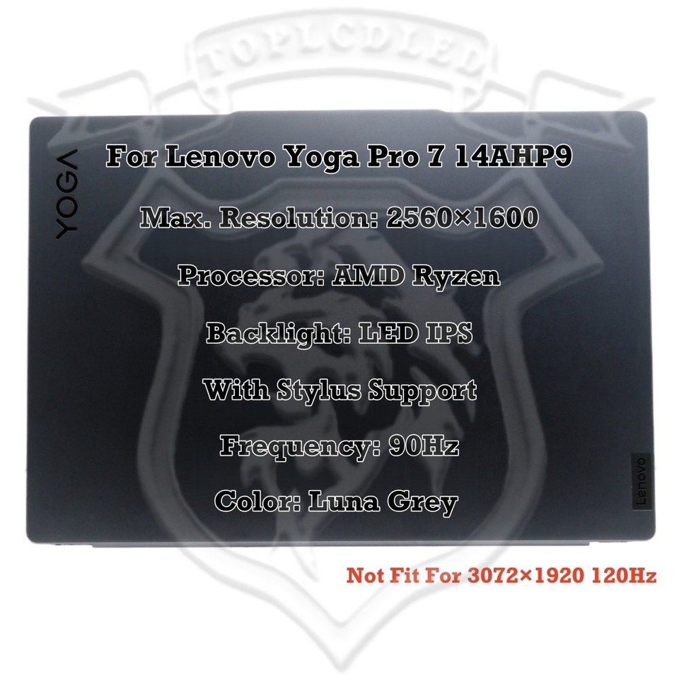 For Lenovo Yoga Pro 7 14AHP9 83E3001VUK LCD Screen Complete Display ...