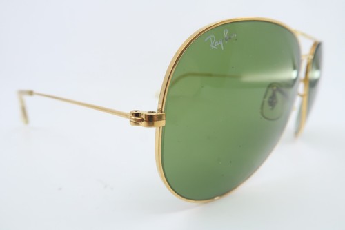 Vintage B&L Ray Ban aviator sunglasses made USA 62-14 original glass ...