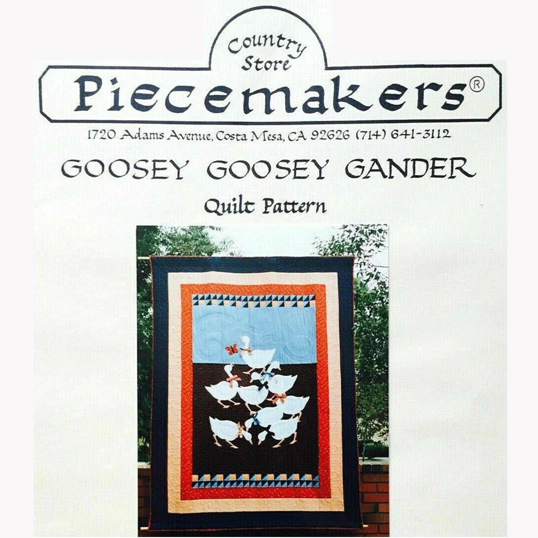 Goosey Goosey Gander Geese Goose Quilt PATTERN by Country Store ...