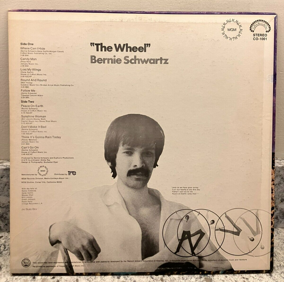 Bernie Schwartz – The Wheel ; 1970 LP VG+ | eBay