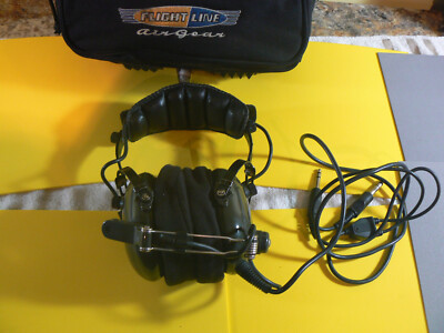 Avcomm AC-200 Headset - Dual Plug - Aviation Communications Inc. | eBay