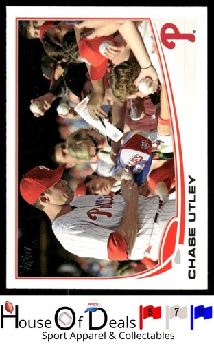 2013 Topps #26b Chase Utley Signing autographs Phillies SP Variation ...