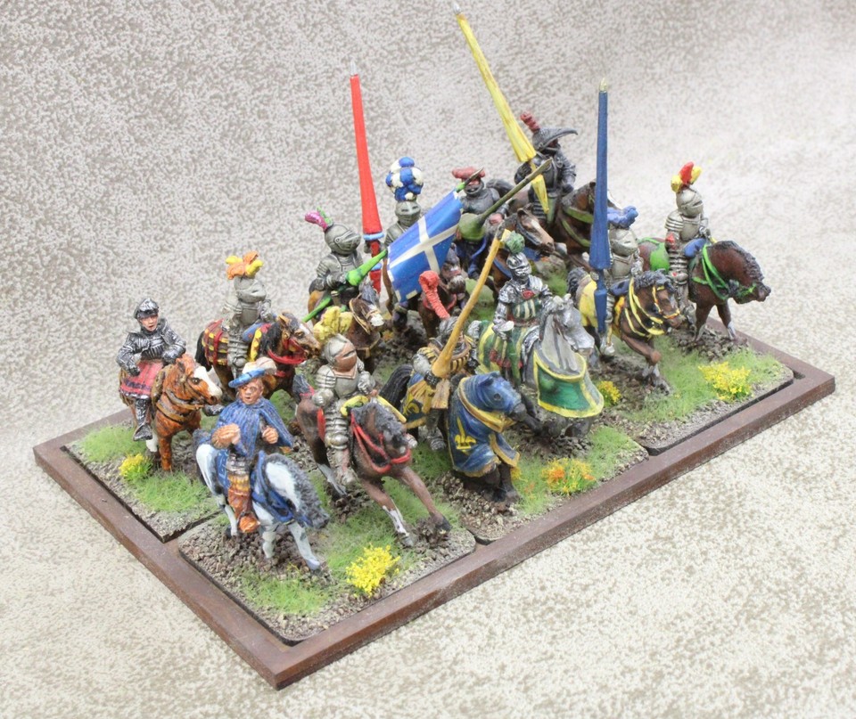28mm Renaissance metal MOUNTED KNIGHTS x12 Well Painted 36425 | eBay UK