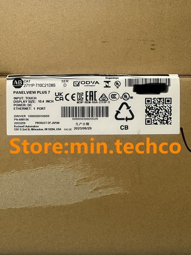 New AB 2711P-T10C21D8S /D HMI PanelView Plus 7 10 inch Touchscreen | eBay