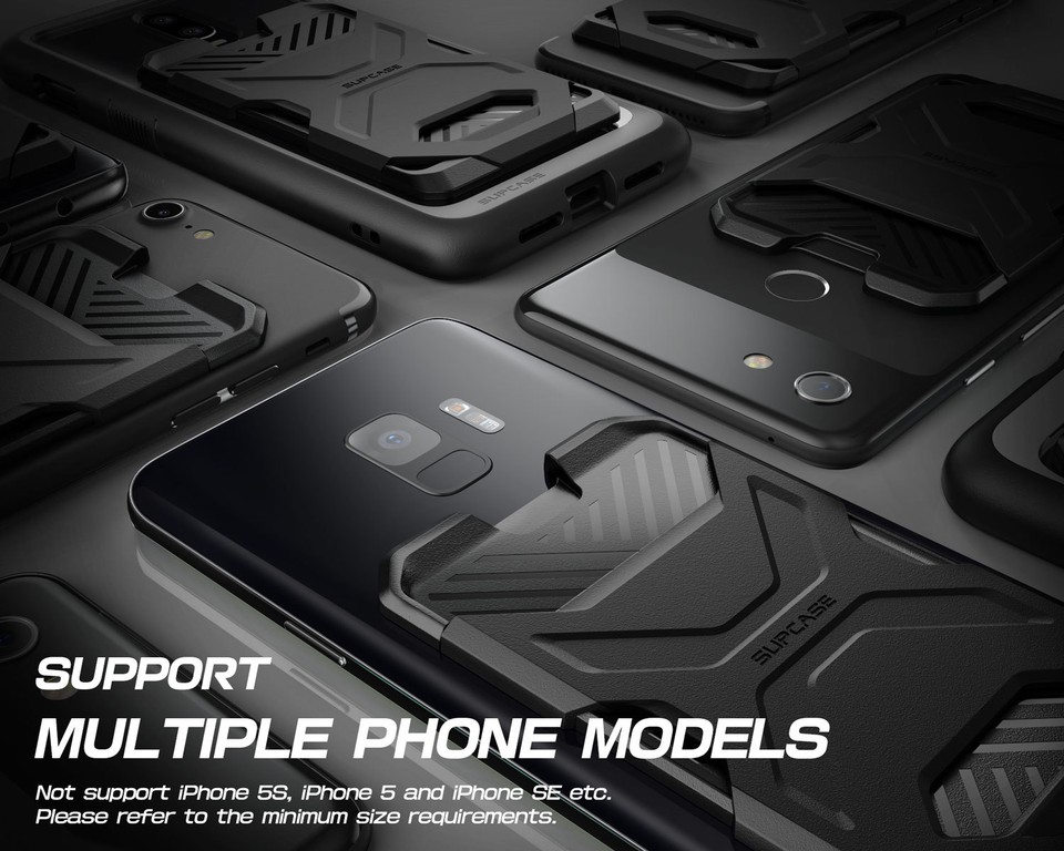 SUPCASE Adhesive Slim Wallet, Credit Card Holder Sticker Cell Phone ...