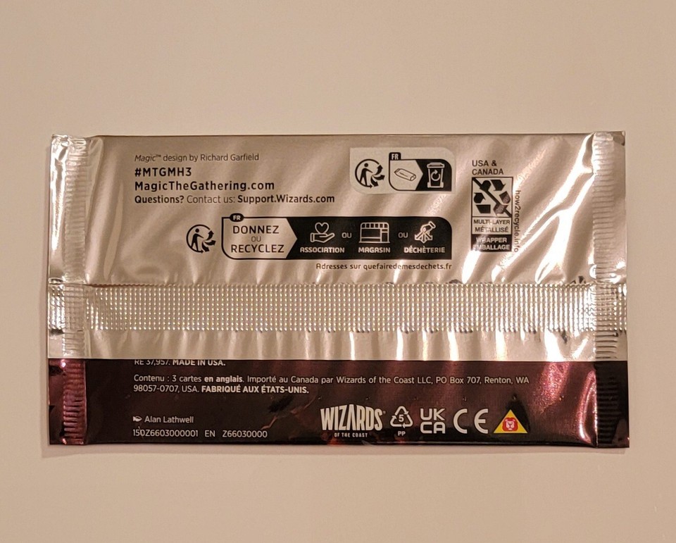 1x Modern Horizons 3 Collector Sample Booster Pack MH3 MTG Magic The ...