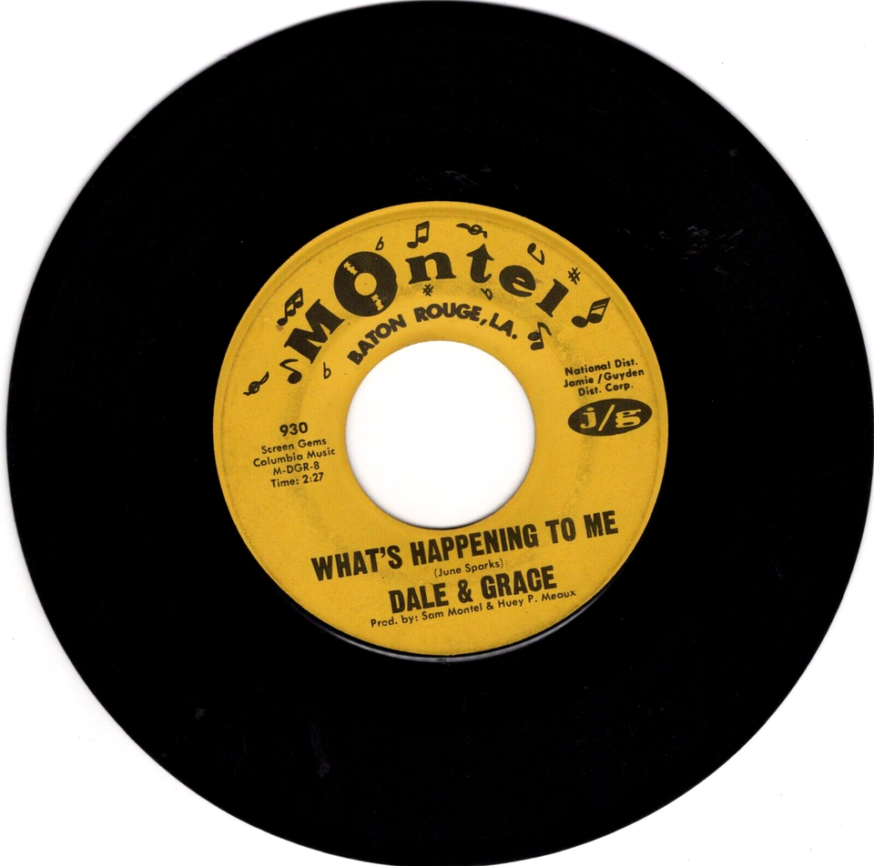 Dale & Grace – Darling It's Wonderful 1964 Montel Rock & Roll VG Plays ...