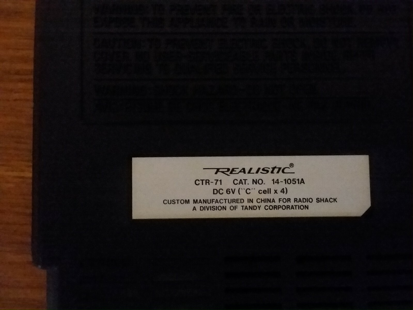 Vintage Tandy T71 Cassette Recorder/Player | eBay