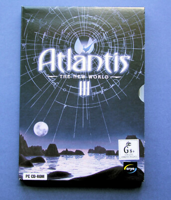 Atlantis III: the New World. Retro/2001 PC Win98/2000 3D game. Cryo ...