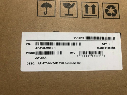 JW054A - HPE - ARUBA JW054A AP-270-MNT-H1 270 SERIES MT KIT- JW054A | eBay