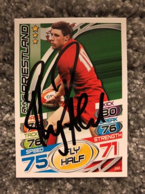 Signed Rhys Priestland Wales Rugby Attax 2015 Card | eBay UK